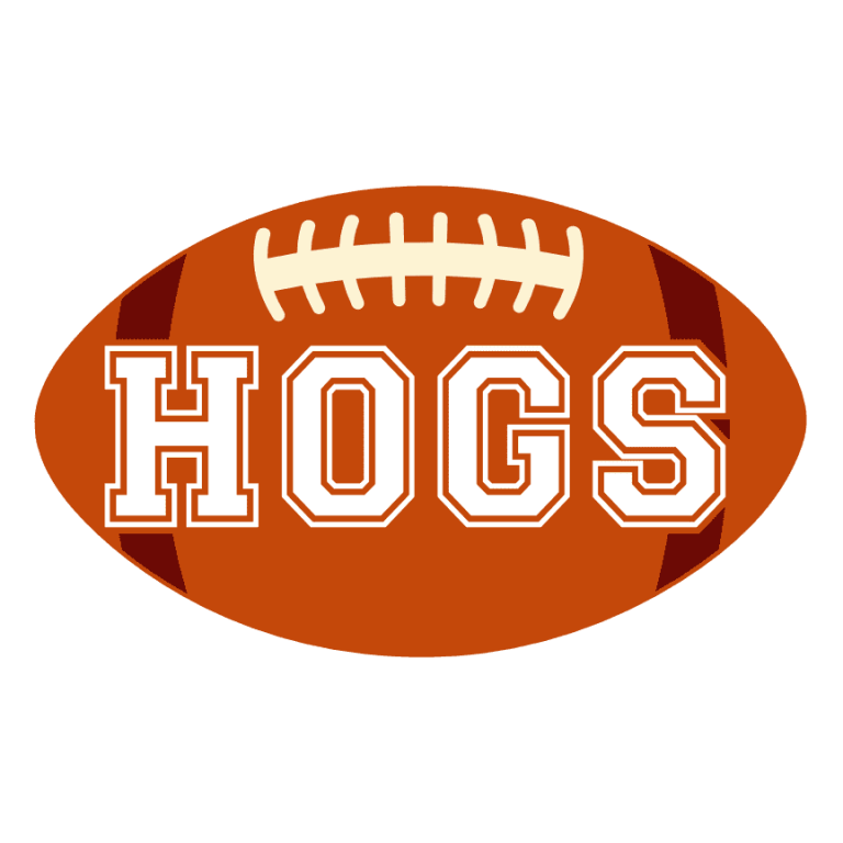 Hogs, Football Ball, sport Free Svg File - SVG Heart