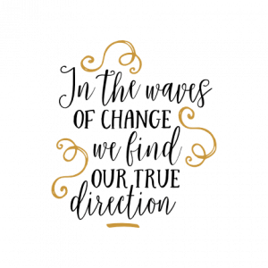 in the waves of change we find our true direction, motivational free ...