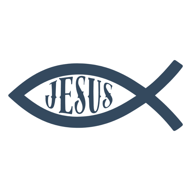 Jesus Fish, Religious Free Svg File - SVG Heart