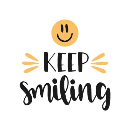 Keep Smiling, Smiley Emoji Free Svg File - SVG Heart