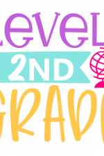 Level 2nd Grade, Elementary Students Free Svg File - SVG Heart