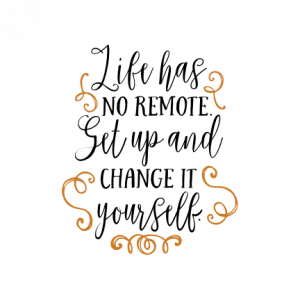 life has no remote set up and change it yourself free svg file - SVG Heart