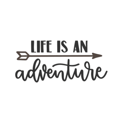 Life Is An Adventure Free Svg File - SVG Heart