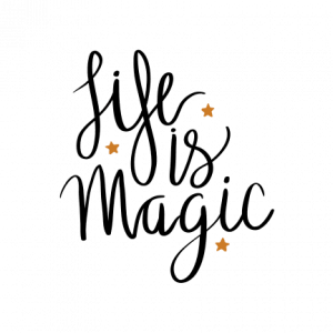 Life Is Magic, Stars Free Svg File - SVG Heart