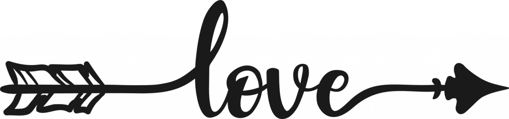 love arrow, valentine's day free svg file - SVG Heart