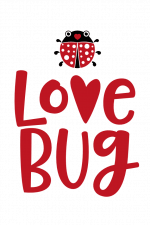 Love Bug, LadyBug, Valentine's day Free Svg File - SVG Heart