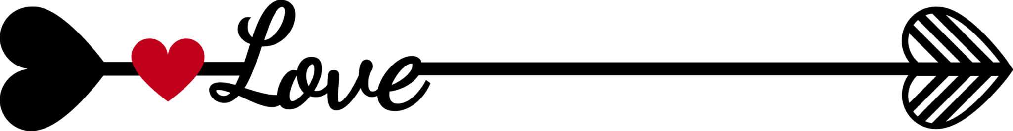 love heart arrow, valentine's day free svg file - SVG Heart