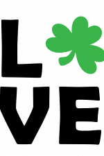 Love Sign, Shamrock, St Patricks day Free Svg File - SVG Heart