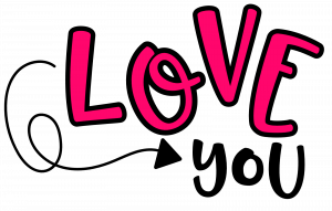Love You Sign Free Svg File - SVG Heart