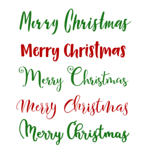 Merry Christmas Sign, Holiday Free Svg File - SVG Heart
