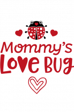 Mommy's Love Bug, Mother's Day Free Svg File - SVG Heart