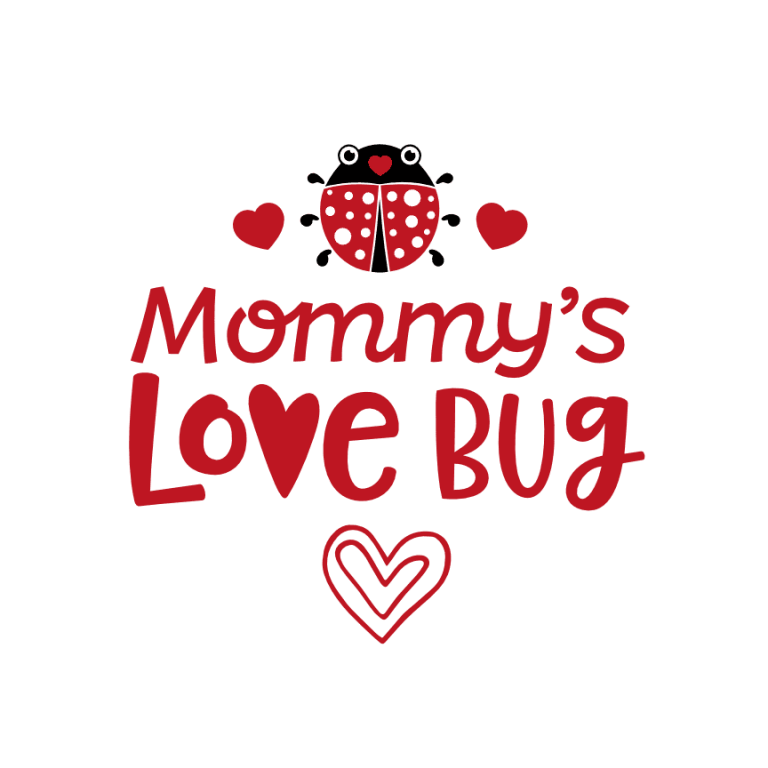 Mommy's Love Bug, Mother's Day Free Svg File - SVG Heart