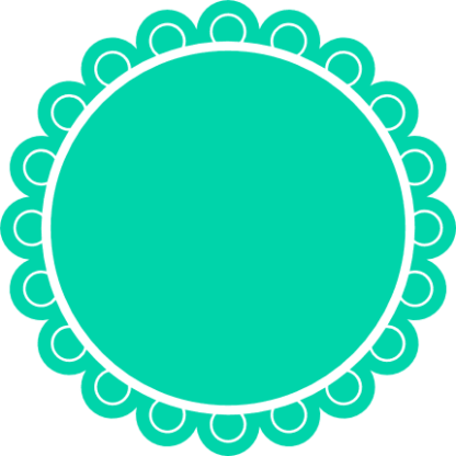 monogram circle frame, decorative free svg file - SVG Heart