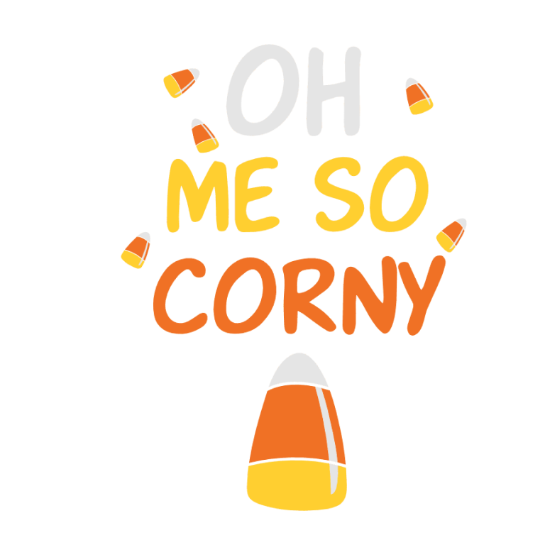 Oh Me So Corny, Halloween Free Svg File - SVG Heart