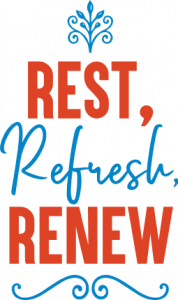 rest refresh renew, bathroom free svg file - SVG Heart