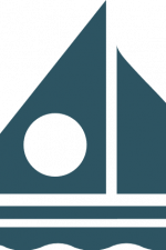 sailboat, sailing monogram frame free svg file - SVG Heart