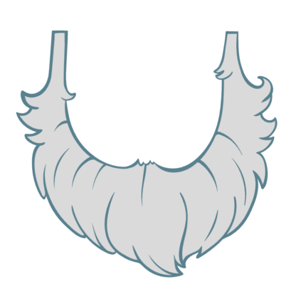 Santa Claus Beard, Christmas Free Svg File - SVG Heart