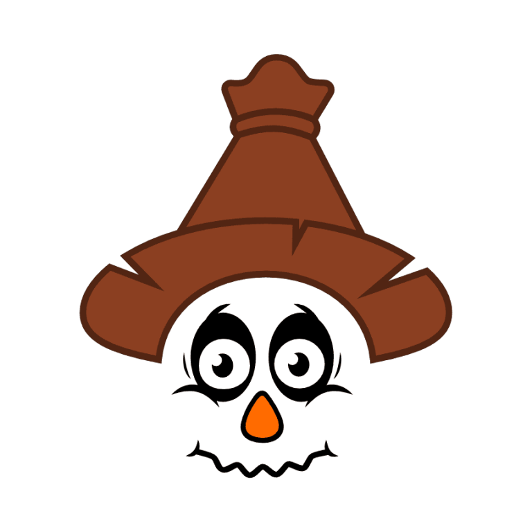 scarecrow face, halloween, farm free svg file - SVG Heart