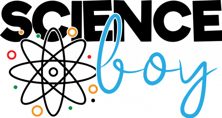 science boy, atom, scientist free svg file - SVG Heart