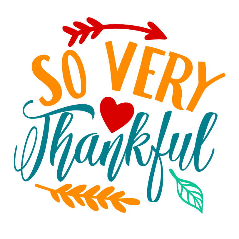 so very thankful, thanksgiving free svg file - SVG Heart