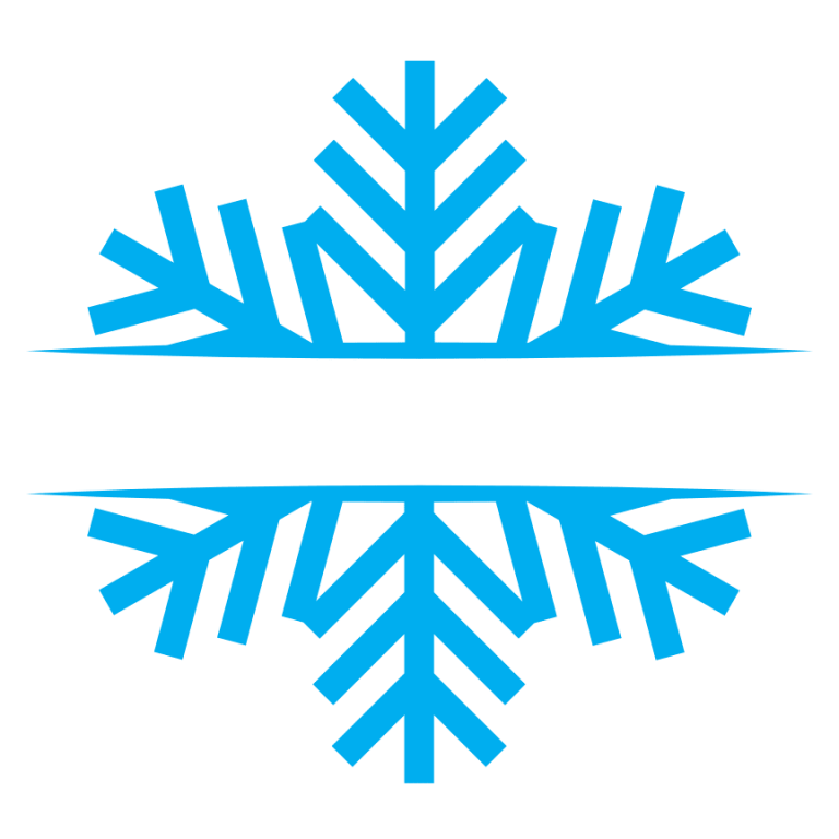 Split Snowflakes Text Frame Christmas Free Svg File SVG Heart split-snowflakes-text-frame-christmas-free-svg-file-svg-heart