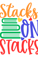 Stacks On Stacks, School Free Svg File - SVG Heart