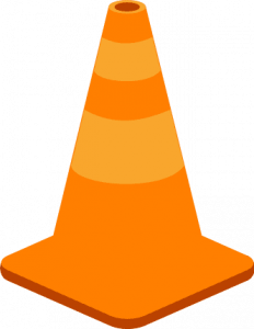 traffic cone, road block, construction free svg file - SVG Heart