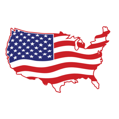 USA Map Flag, 4th Of July Free Svg File - SVG Heart