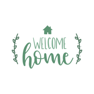 Welcome Home, House Free Svg File - SVG Heart