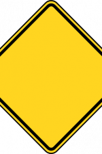 yellow road sign free svg file - SVG Heart