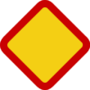 yellow road sign free svg file - SVG Heart