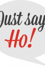 Just say ho in a speech bubble, santa ho, christmas free svg file - SVG ...