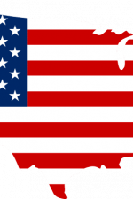 USA map with Flag, united states, 4th of july free svg file - SVG Heart