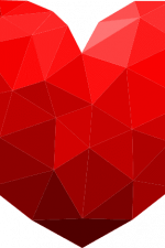 abstract heart art - free svg file for members - SVG Heart