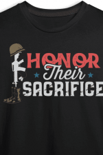 honor their sacrifice, veterans day free svg file image - SVG Heart