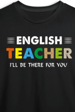 english teacher I'll be there for you, school free svg file - SVG Heart