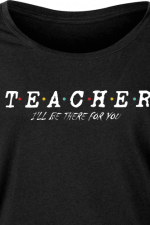 teacher I'll be there for you, funny free svg file - SVG Heart