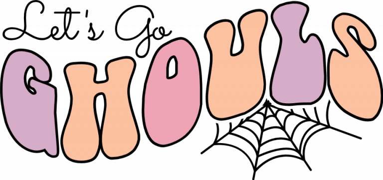lets go ghouls, halloween - free svg file for members - SVG Heart