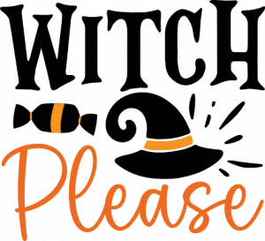 witch please, halloween free svg file images - SVG Heart