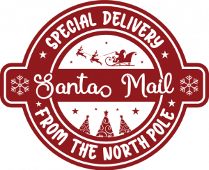 santas mail, special delivery from the north pole, christmas - free svg ...