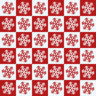 christmas paper pattern, snowflakes free svg file - SVG Heart