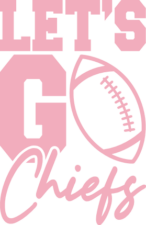 lets go chiefs, football fan tshirt design - free svg file for members ...