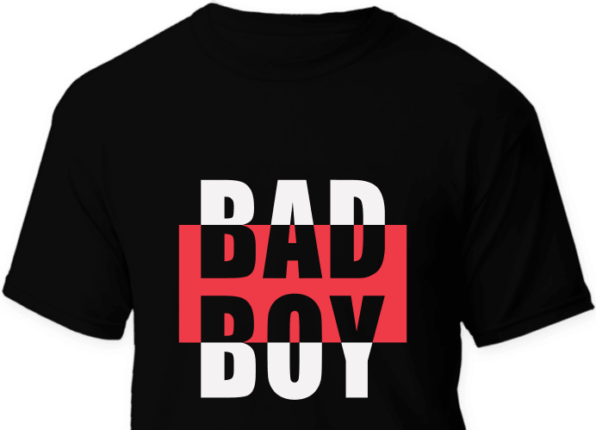 Bad boy, stylish typography graphic boys tshirt design free svg file ...