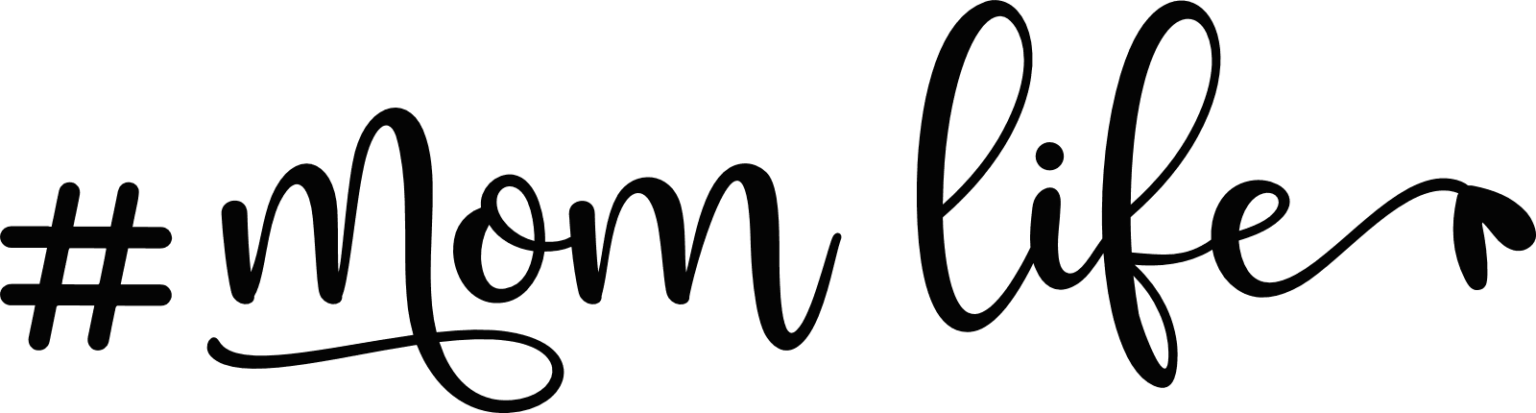 Hashtag mom life sign, trendy mommy tshirt design free svg file - SVG Heart