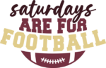 Saturdays Are For Football Football Lover T Shirt Free Svg File For