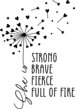 She is strong, brave, fierce, full of fire, strong women tshirt design ...