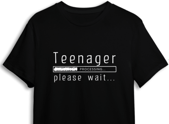 Teenager processing, please wait, funny free svg file - SVG Heart