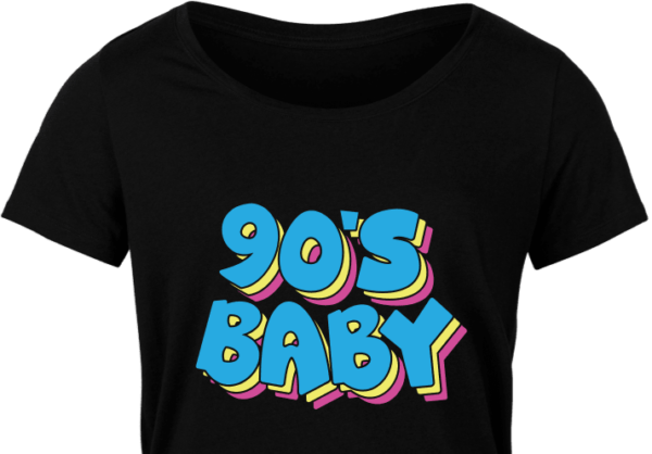 Nineties Baby, 90s birthday tshirt design - free svg file for members ...