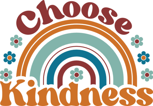 Rainbow Design, Choose Kindness, Positive Vibes Shirt Design - free svg ...
