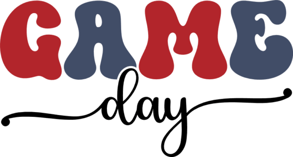 Game day sign, sports tshirt design - free svg file for members - SVG Heart